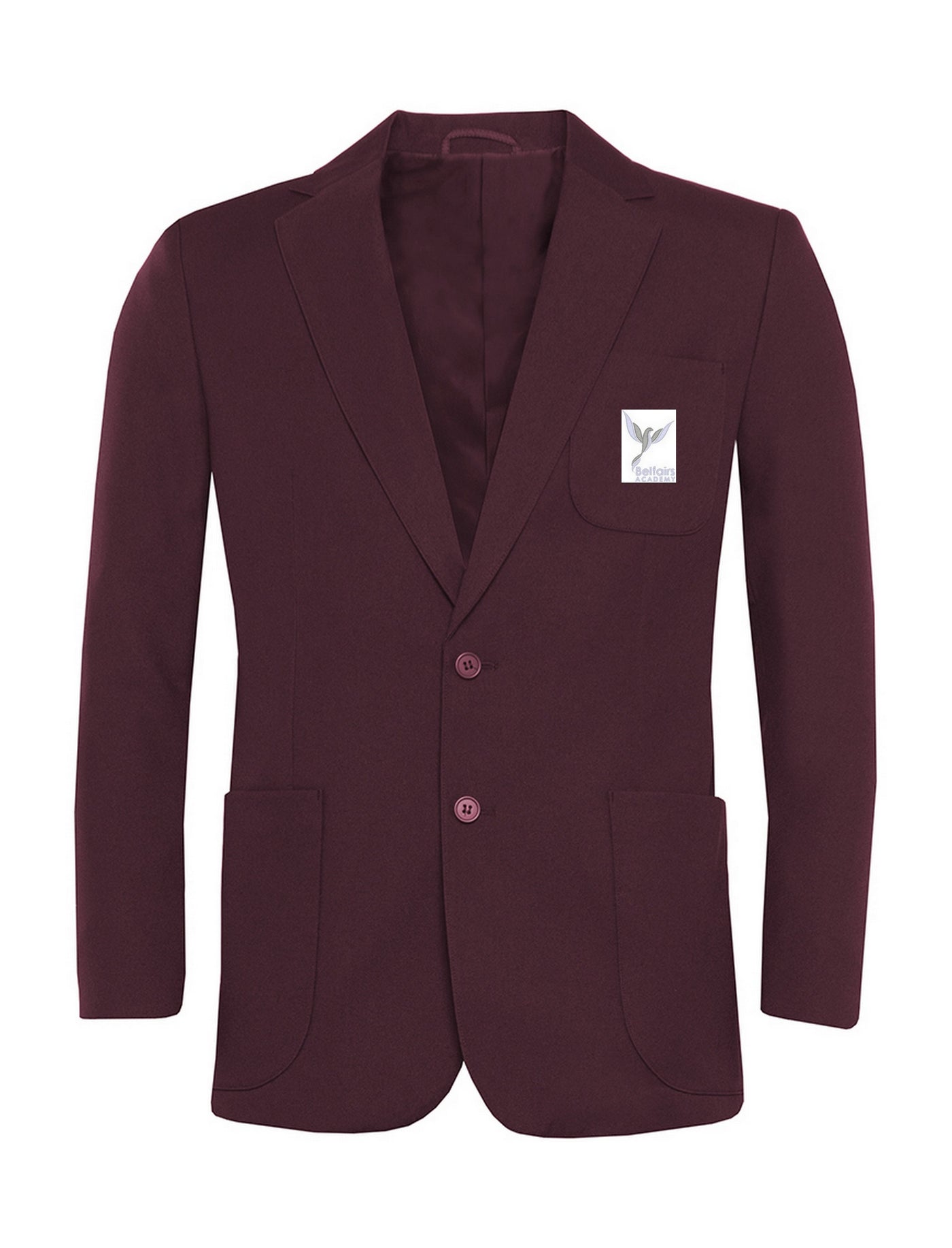 Belfairs Academy School Boys Maroon Blazer with School Logo ...