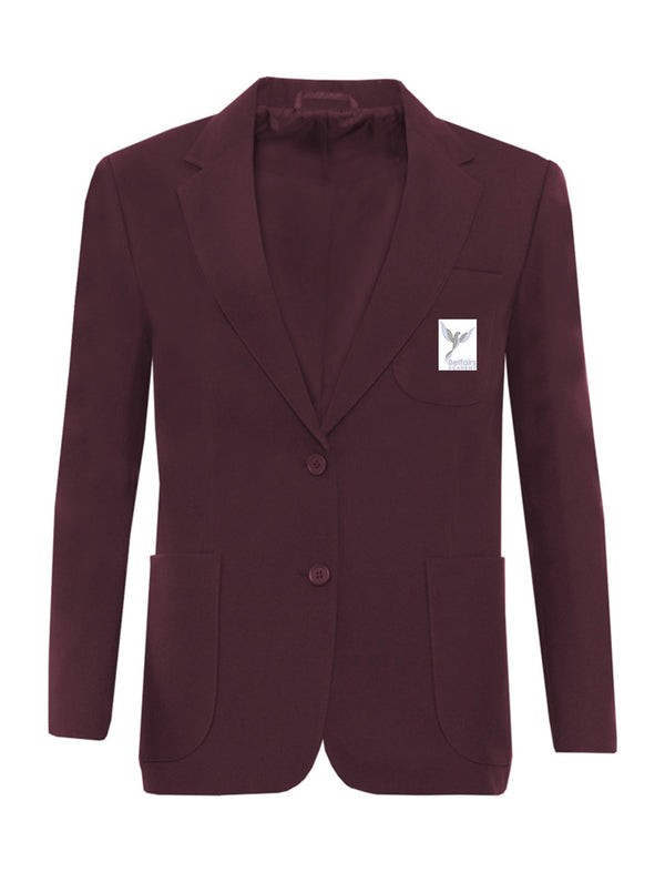Belfairs Academy - Girls Maroon Blazer / Sch Logo | Schoolwear Centres
